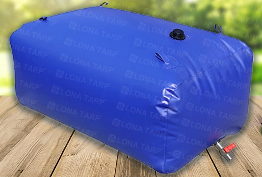 Réservoirs d'eau en bâche PVC pour des solutions de stockage d'eau.